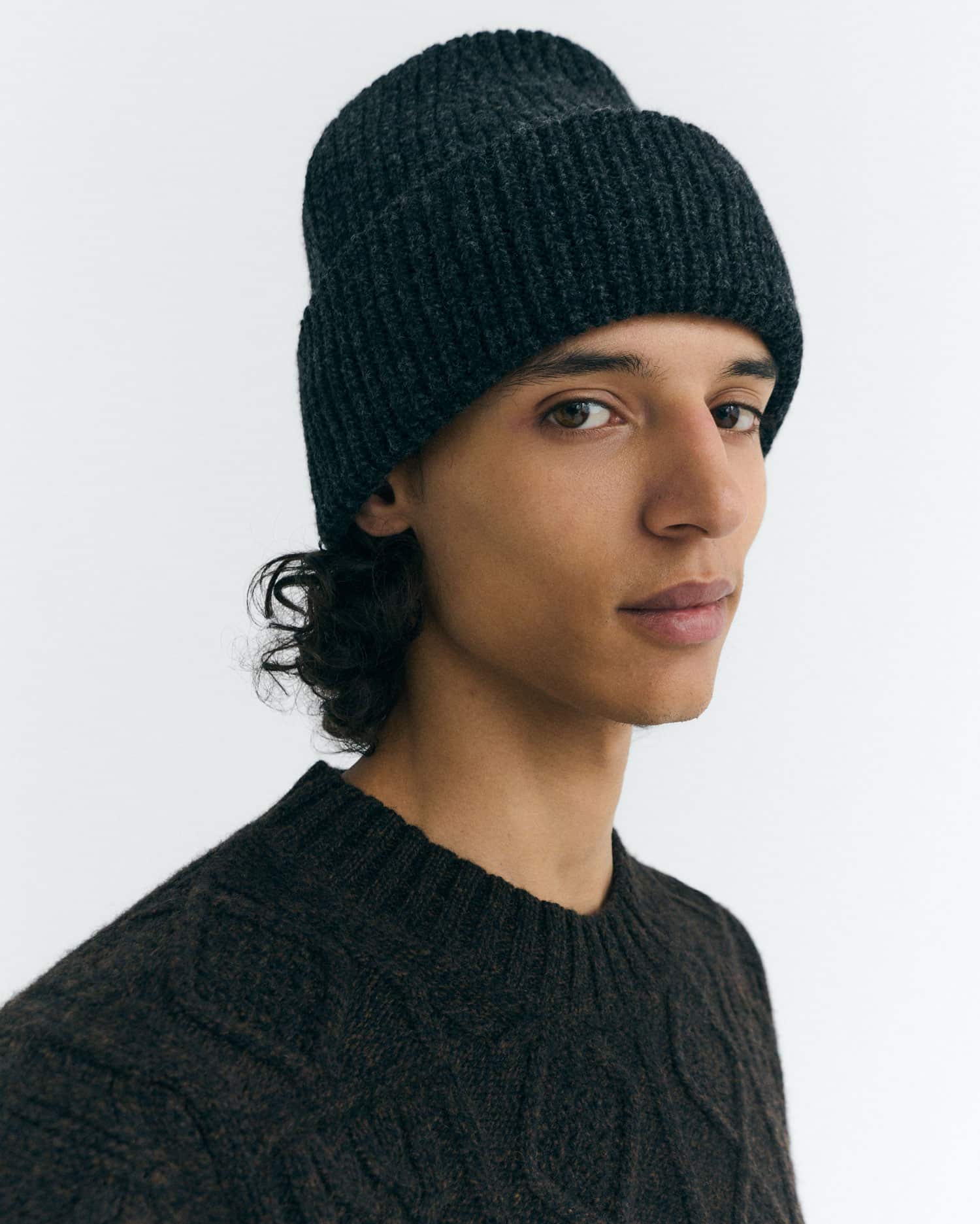 Ruby wool hat · charcoal gray